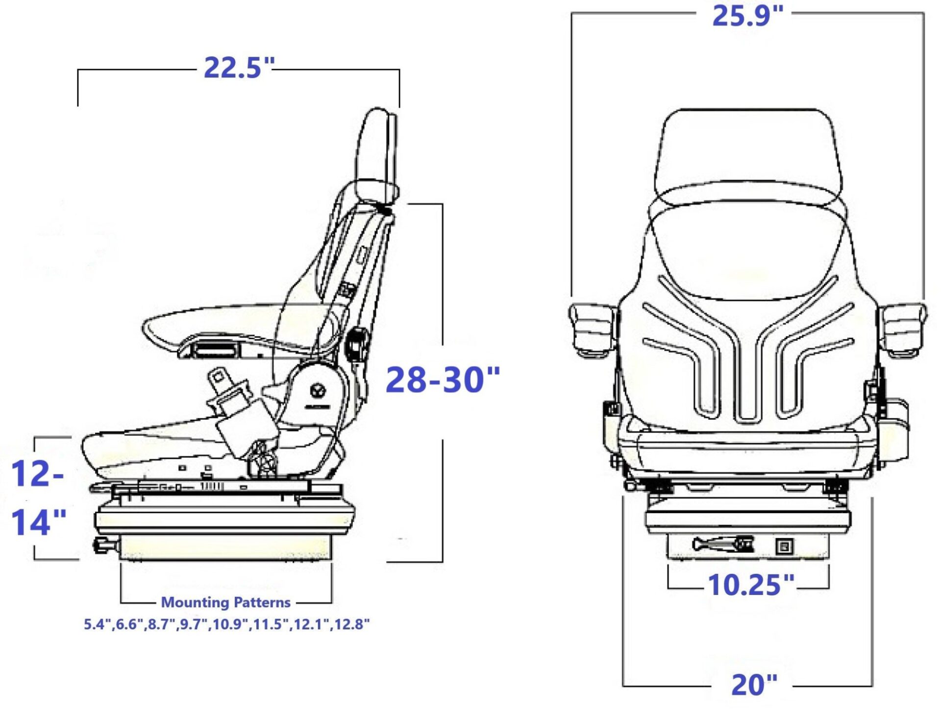 Grammer MSG85/731S - Tough Seats